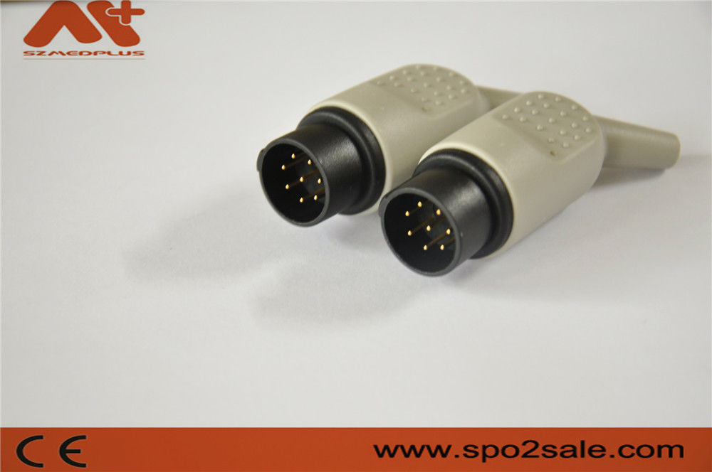 ECG connector compatible for Nihon Kohden monitor accessory with 8pin ...