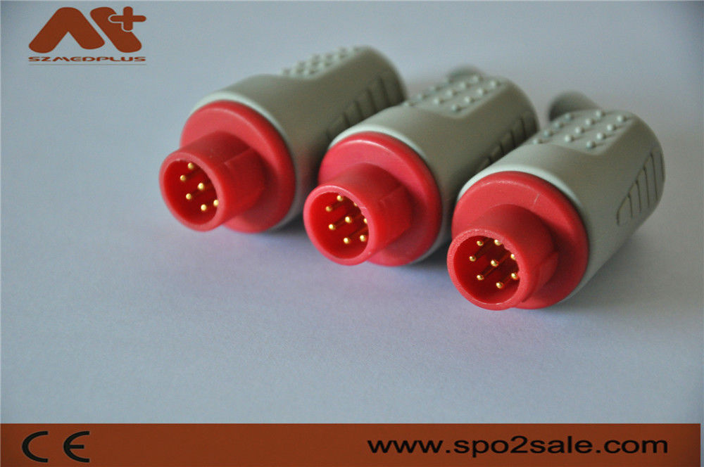 Nylon Medical Device Connectors 8 Pin ECG Cable Connectors For Bionet ...