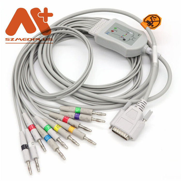 Biolight 10 Lead ECG Cable For BLT-1203 BLT E12A BLT E12 E70 E80 EKG ...