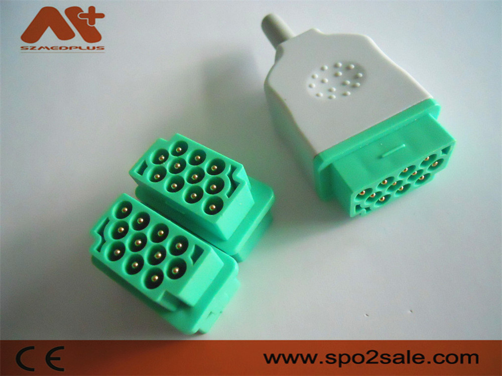 Patient Monitor Connectors 11 Pin ECG Connector For GE Marquette ...