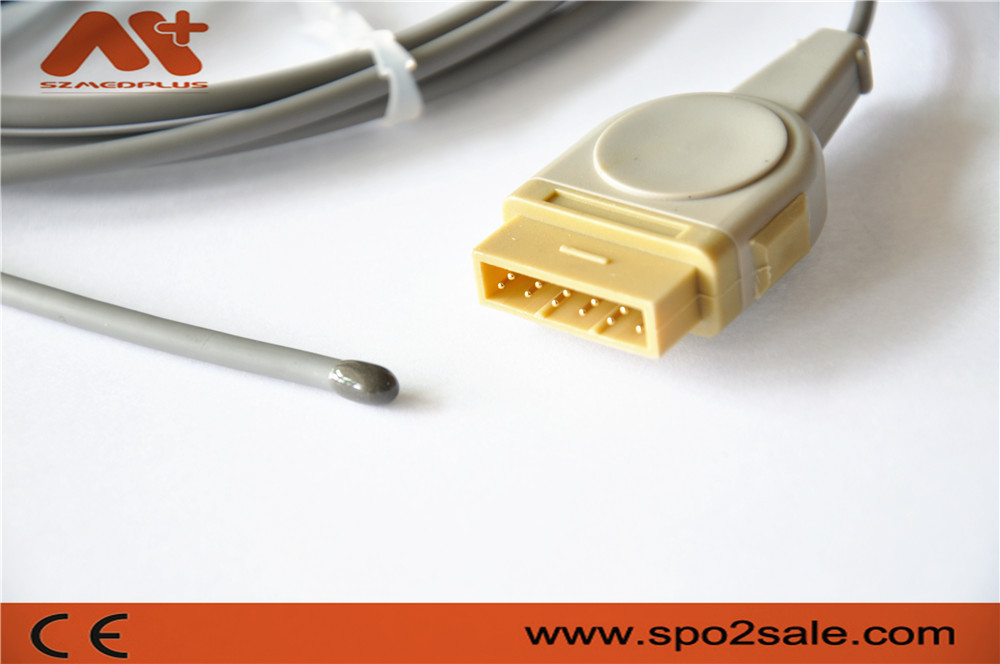 GE Marquette Reusable Temperature Probe Adult Rectal For Cath-Lab Dash