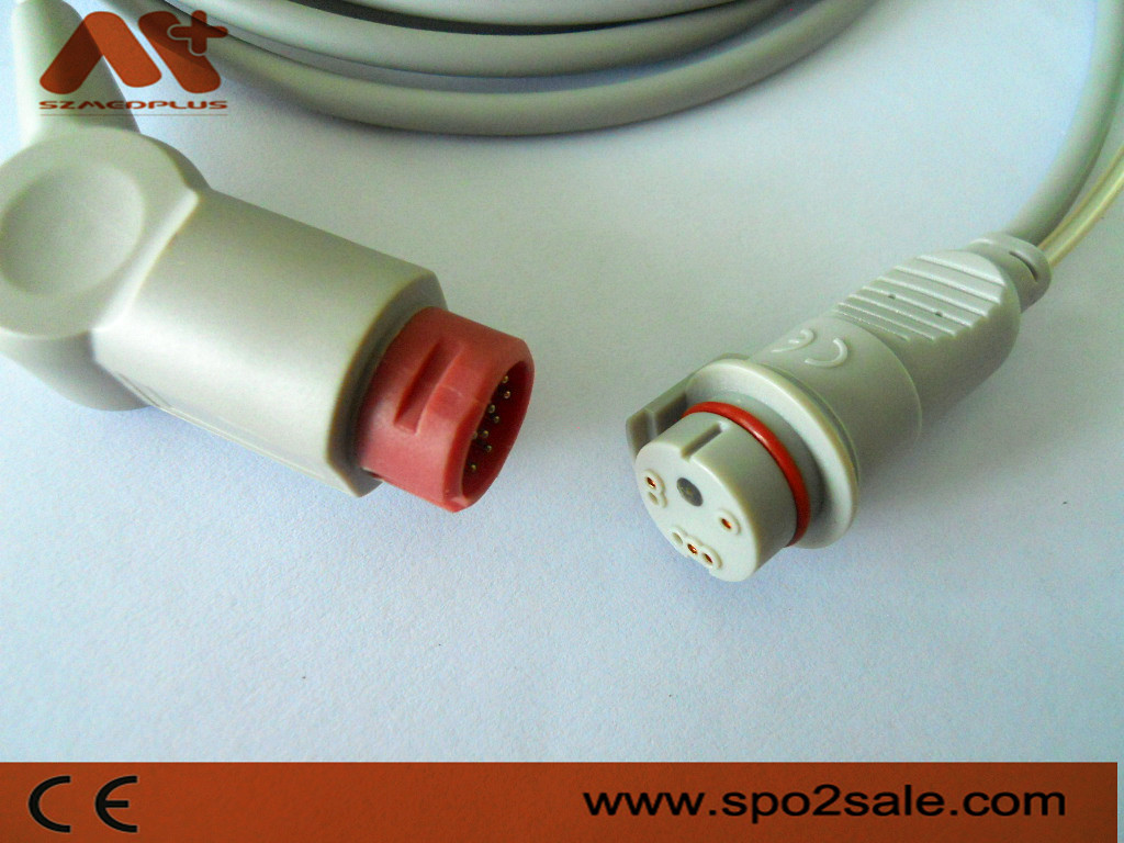 BD Philips Ibp Transducer Cable 684081 HP 12 Pin For Patient Monitor