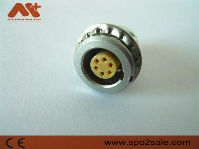 Spo2 Medical Device Connectors EGG.1B.305 Metal 1B 5 Pin Socket
